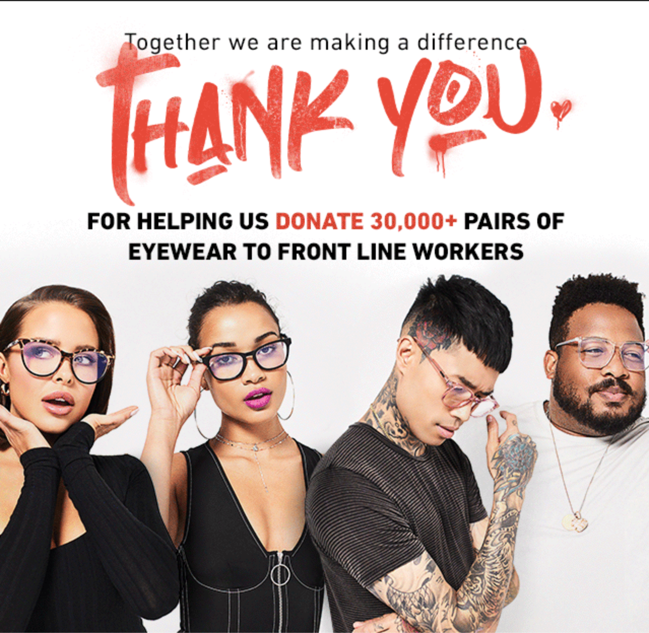 BUY ONE. GET ONE. GIVE ONE. – Quay Australia