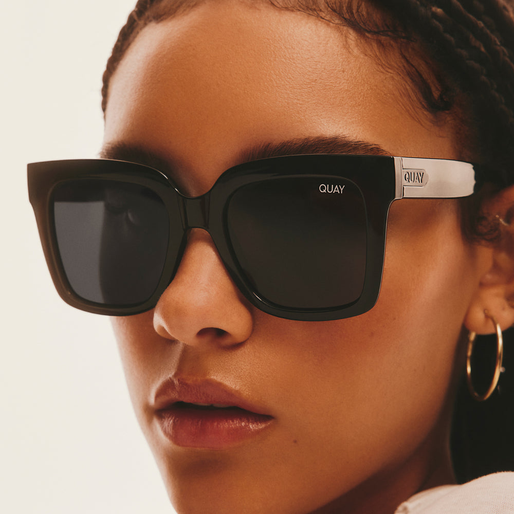 ICY Oversized Square Sunglasses with Thick Frames – Quay Australia