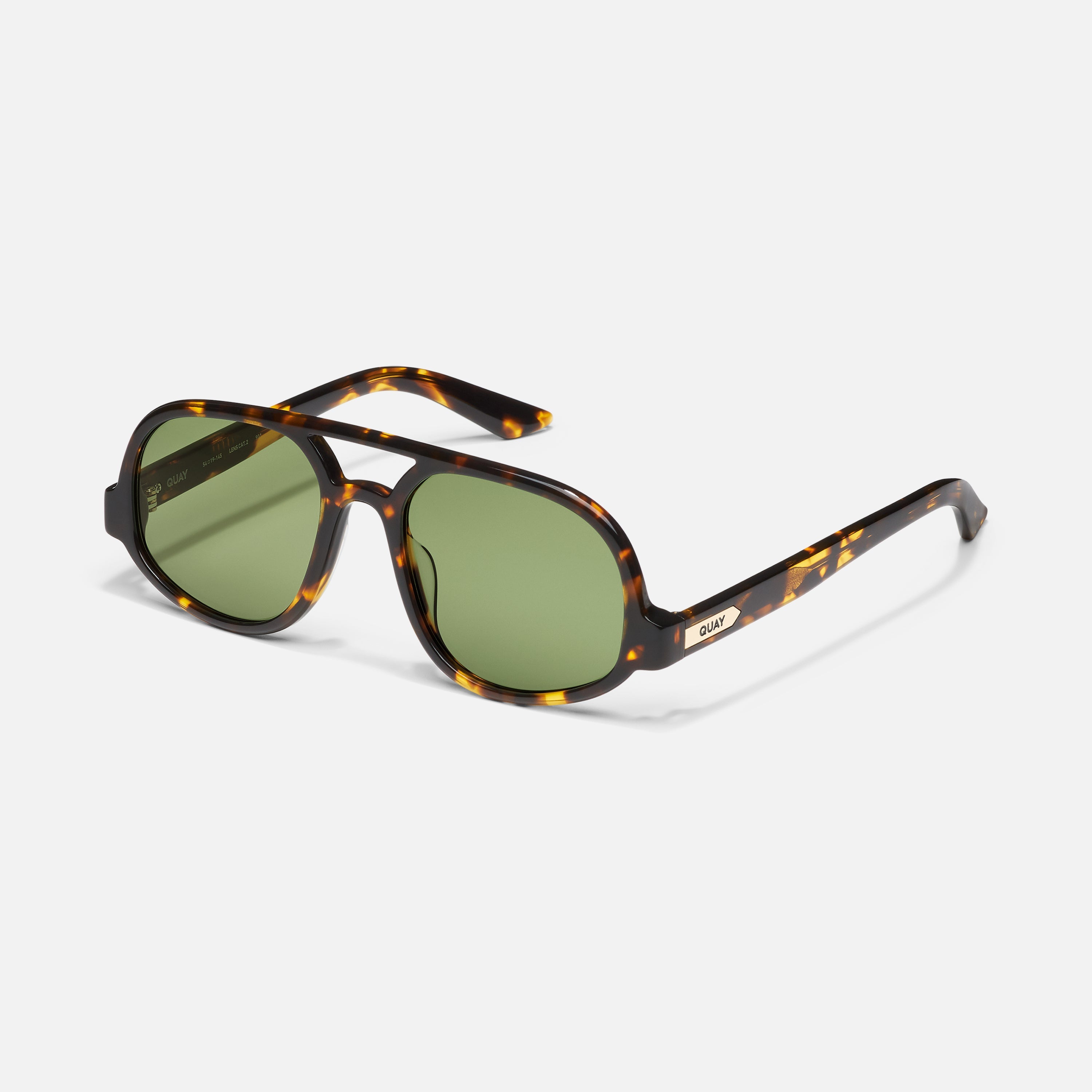 JET SET Tinted 70s Oversized Aviator Sunglasses – Quay Australia