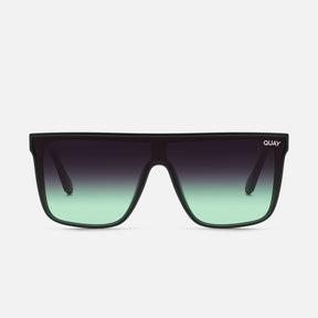NIGHTFALL Polarised Flat Top Shield Sunglasses – Quay Australia