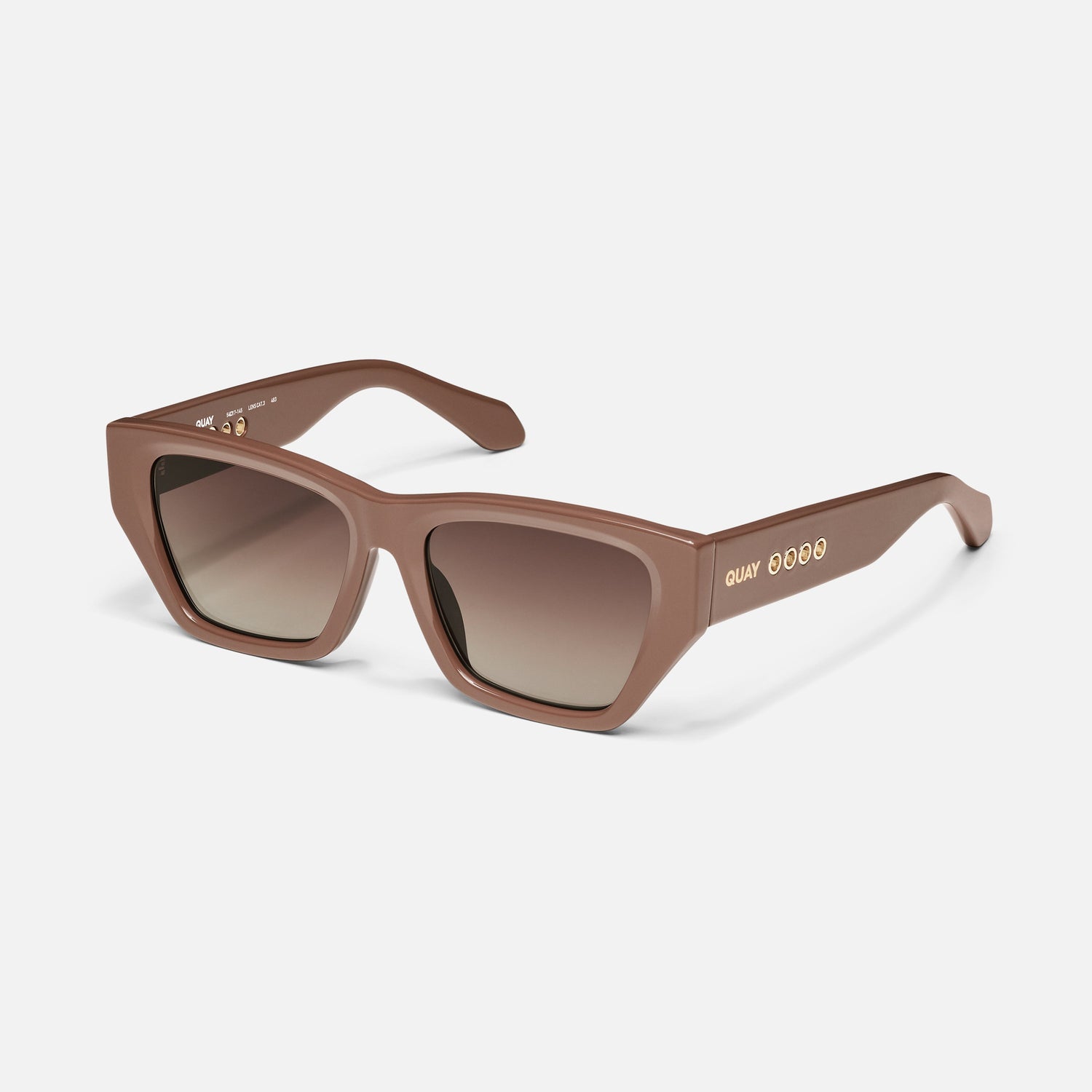 NO APOLOGIES - Edgy and Angled Square Sunglasses – Quay Australia